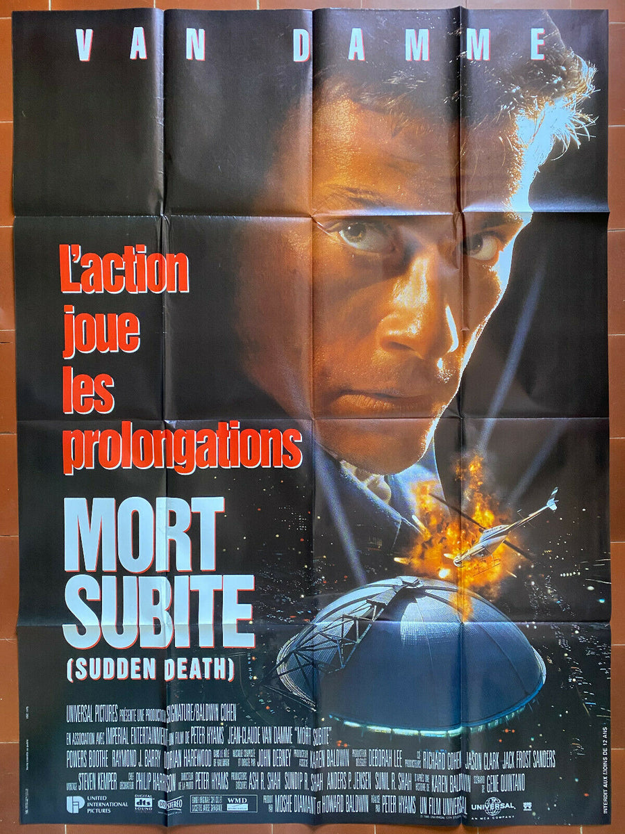 Affiche Mort Subite Peter Hyams Jean Claude Van Damme Arts Martiaux 12