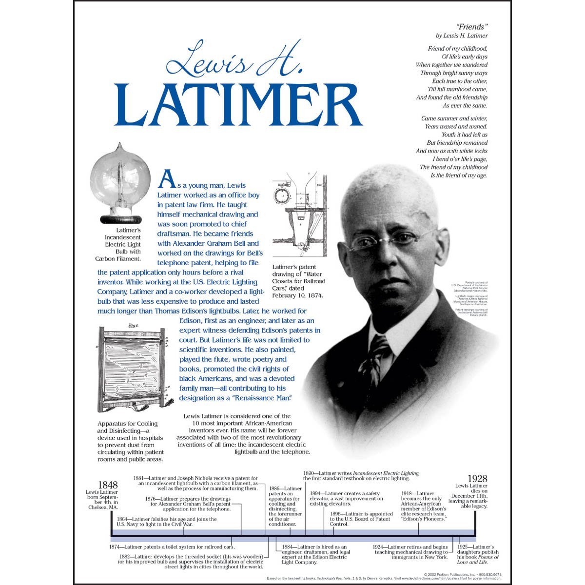 Lewis Latimer Poster Tech Directions Books And Media