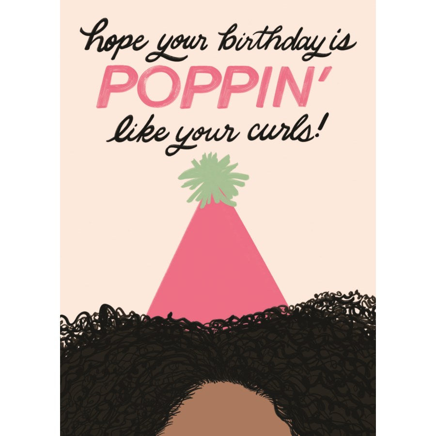 Poppin Birthday Greeting Card Jv Studios And Boutique