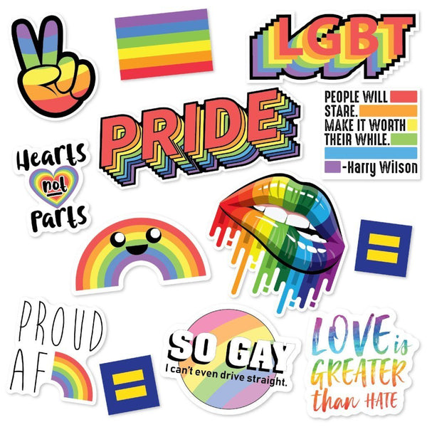 Lgbtq Pride Laptop Stickers Window Flakes