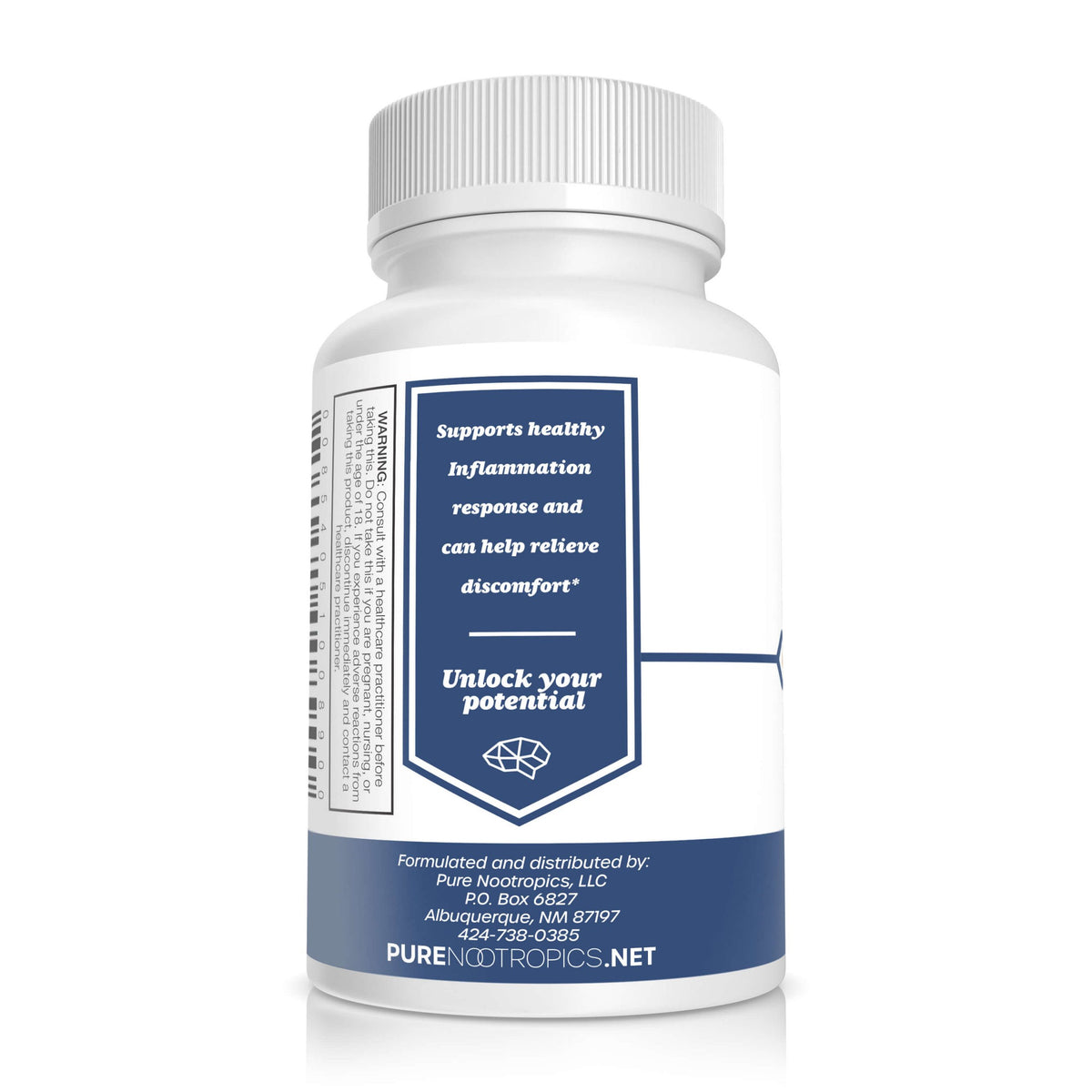 Palmitoylethanolamide Pea Micronized Capsules Pure Nootropics