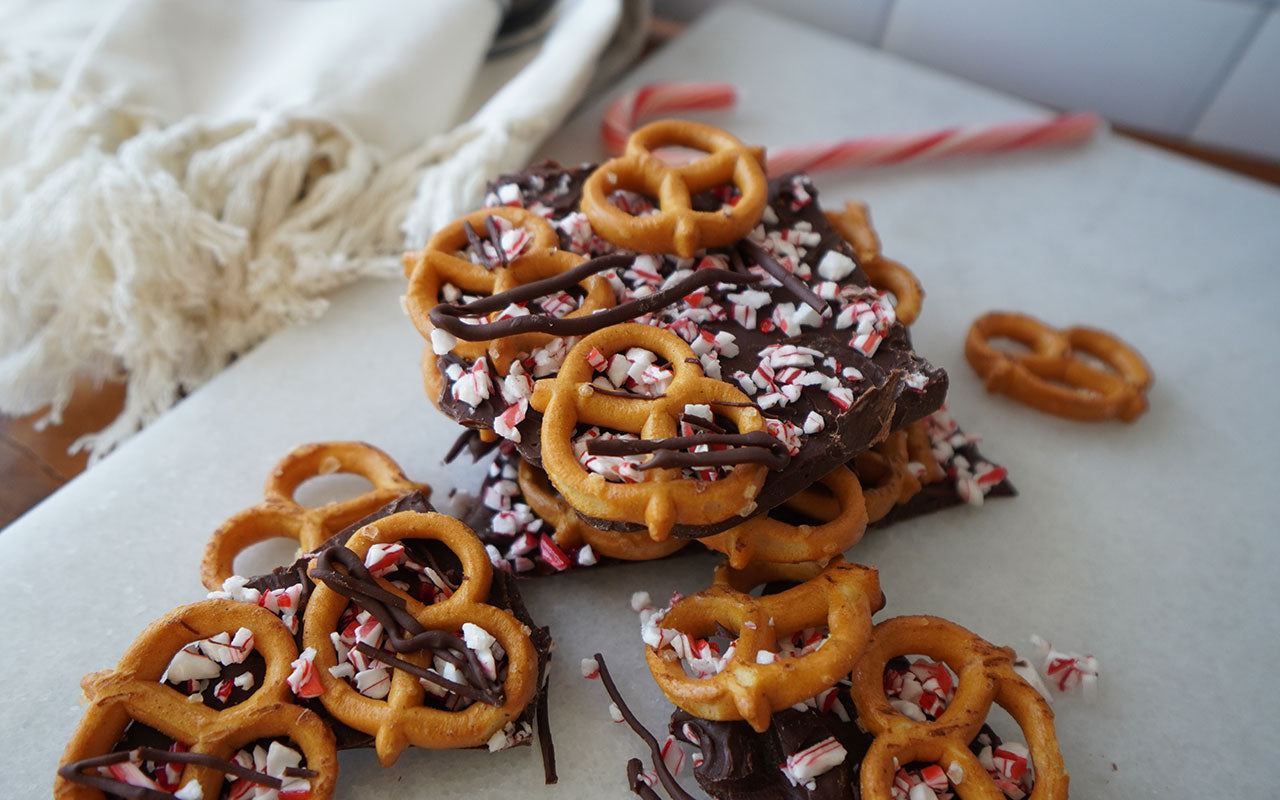 Easy Peppermint Pretzel Bark Recipe Quinn Foods