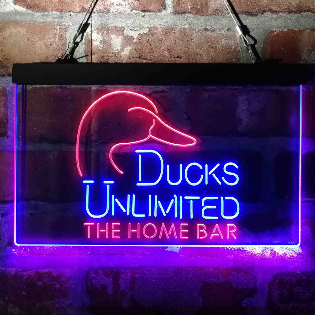 Personalized Ducks Unlimited Neon Like Led Sign Fathers Day T