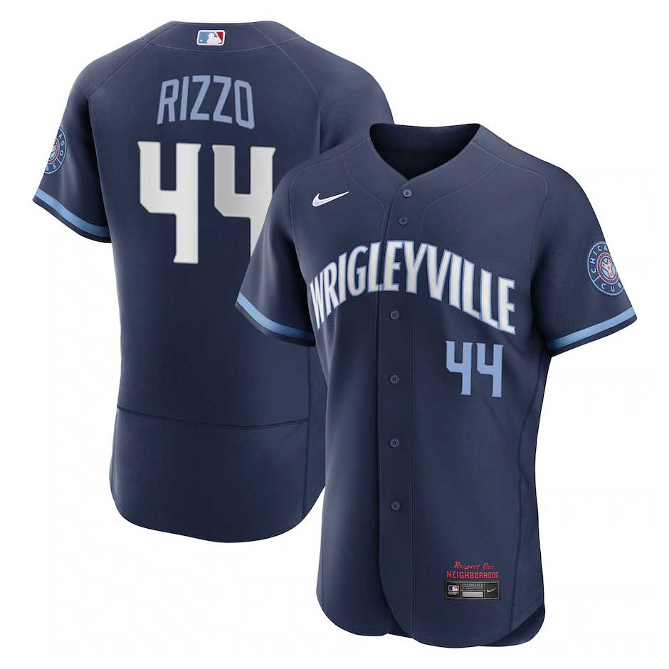 Chicago Cubs Anthony Rizzo Nike City Connect Authentic Jersey