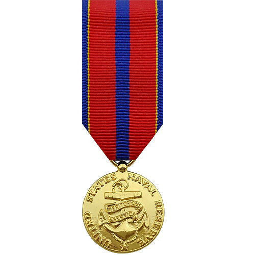 Usn Reserve Meritorious Service Anodized Miniature Medal Vanguard