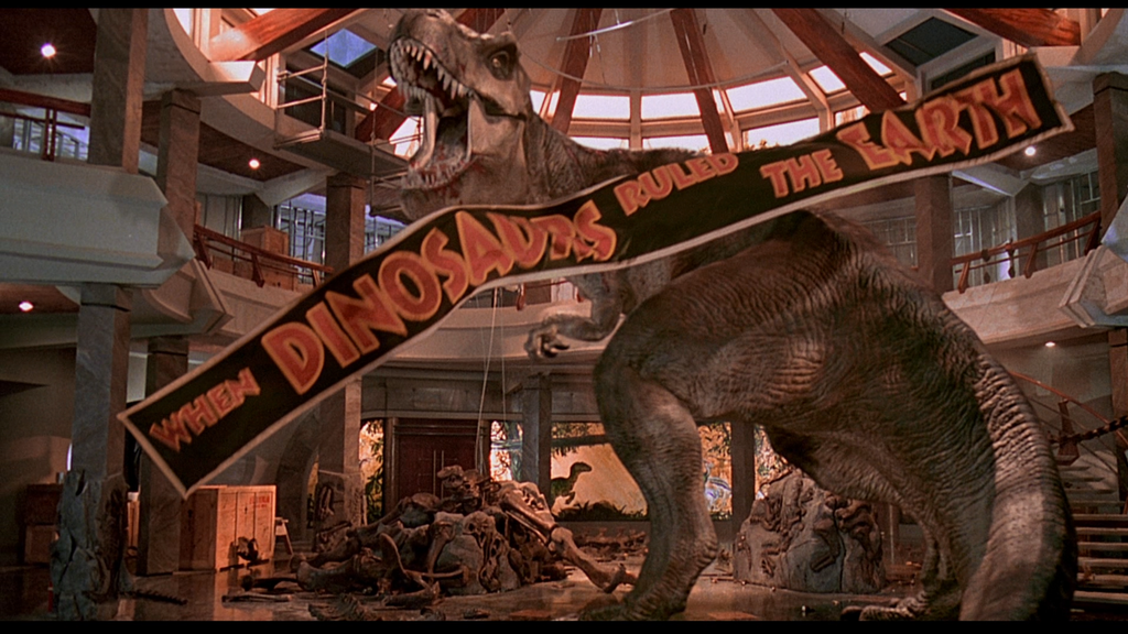 When Dinosaurs Ruled The Earth Outdoor Vinyl Banner Jurassic Park