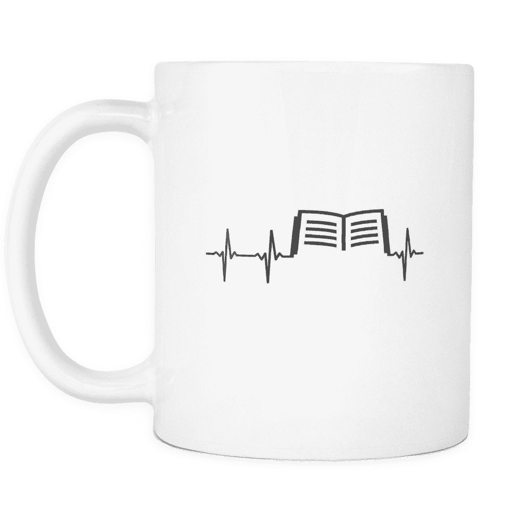 Book Heartbeat Mug Fra