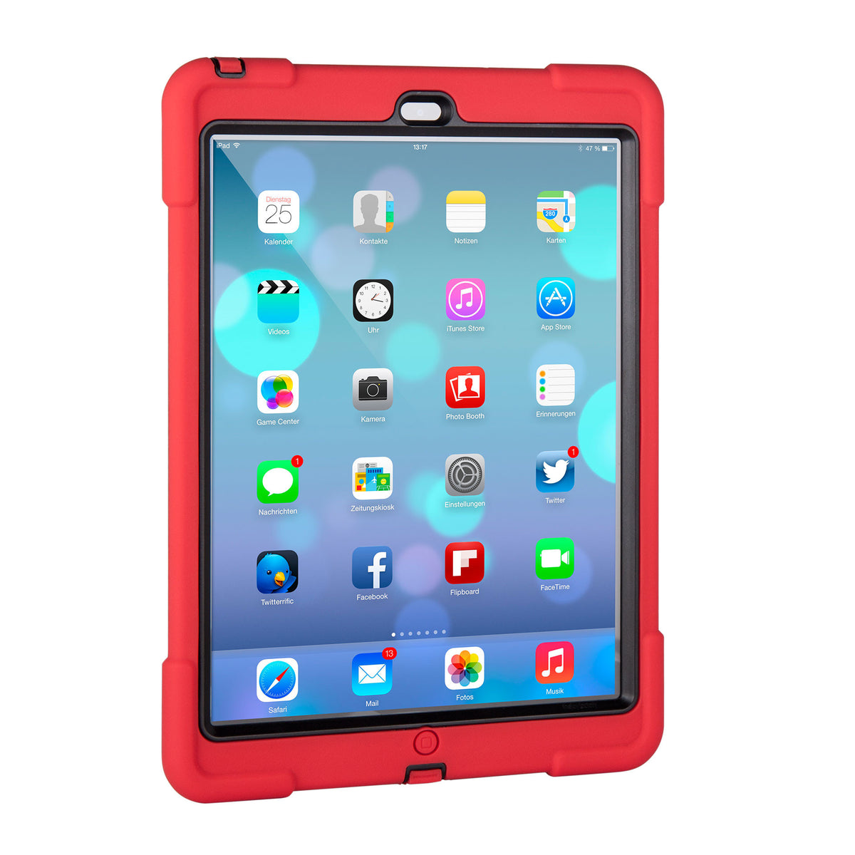 Axtion Bold Rugged Case For Ipad Air In Red Or Black The Joy Factory