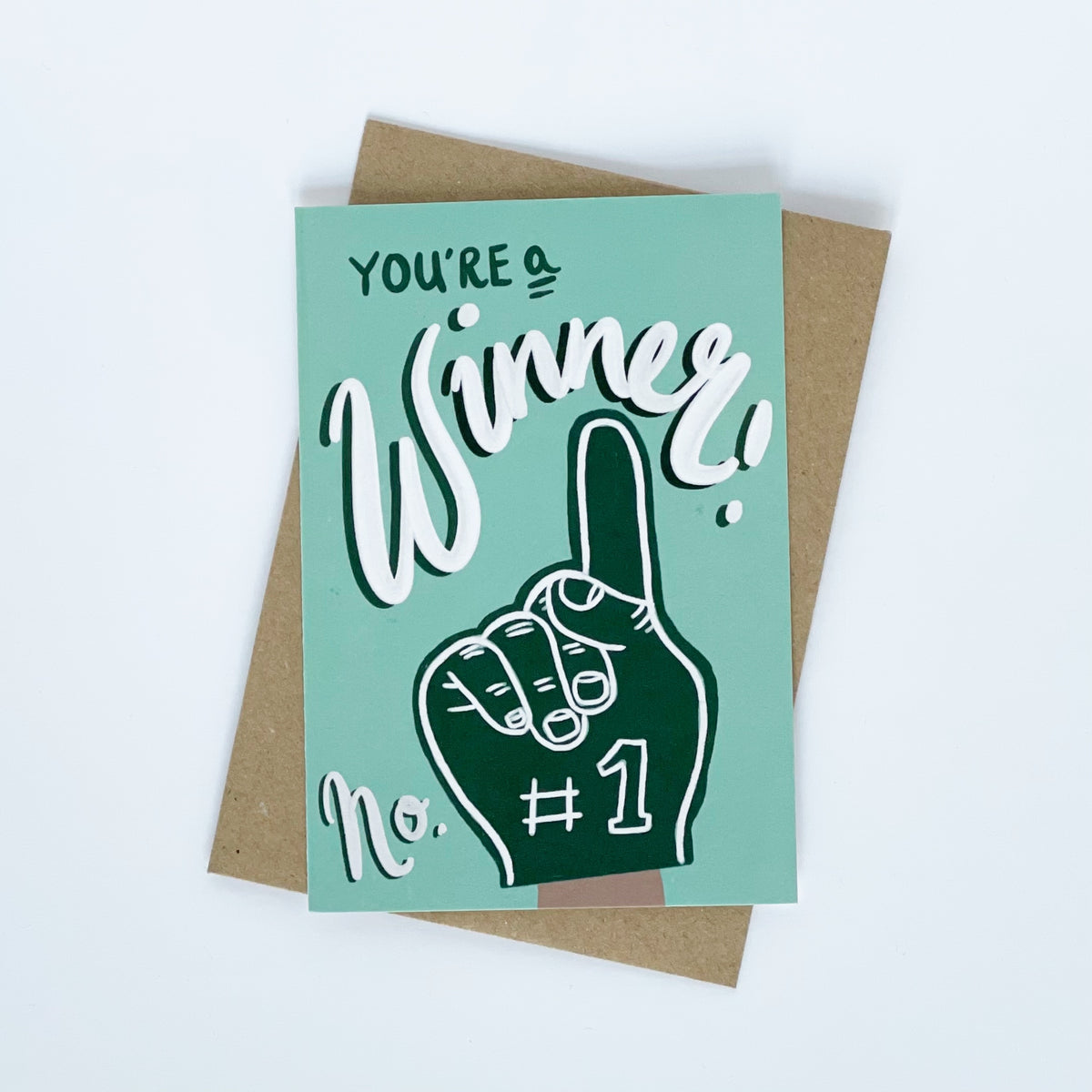 Youre A Winner Greeting Card Lomond Paper Co