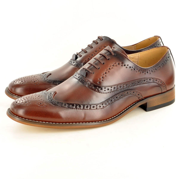 Leather Lined Brogues In Brown My Perfect Pair Ltd