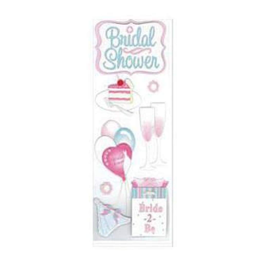Touch Of Jolees Dimensional Stickers Bridal Shower Craftonline