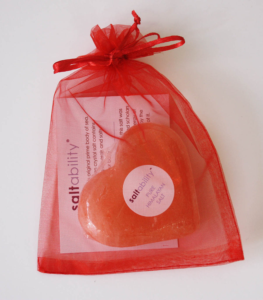 Heart Shaped Himalayan Salt Stones — Valentine Special Saltability