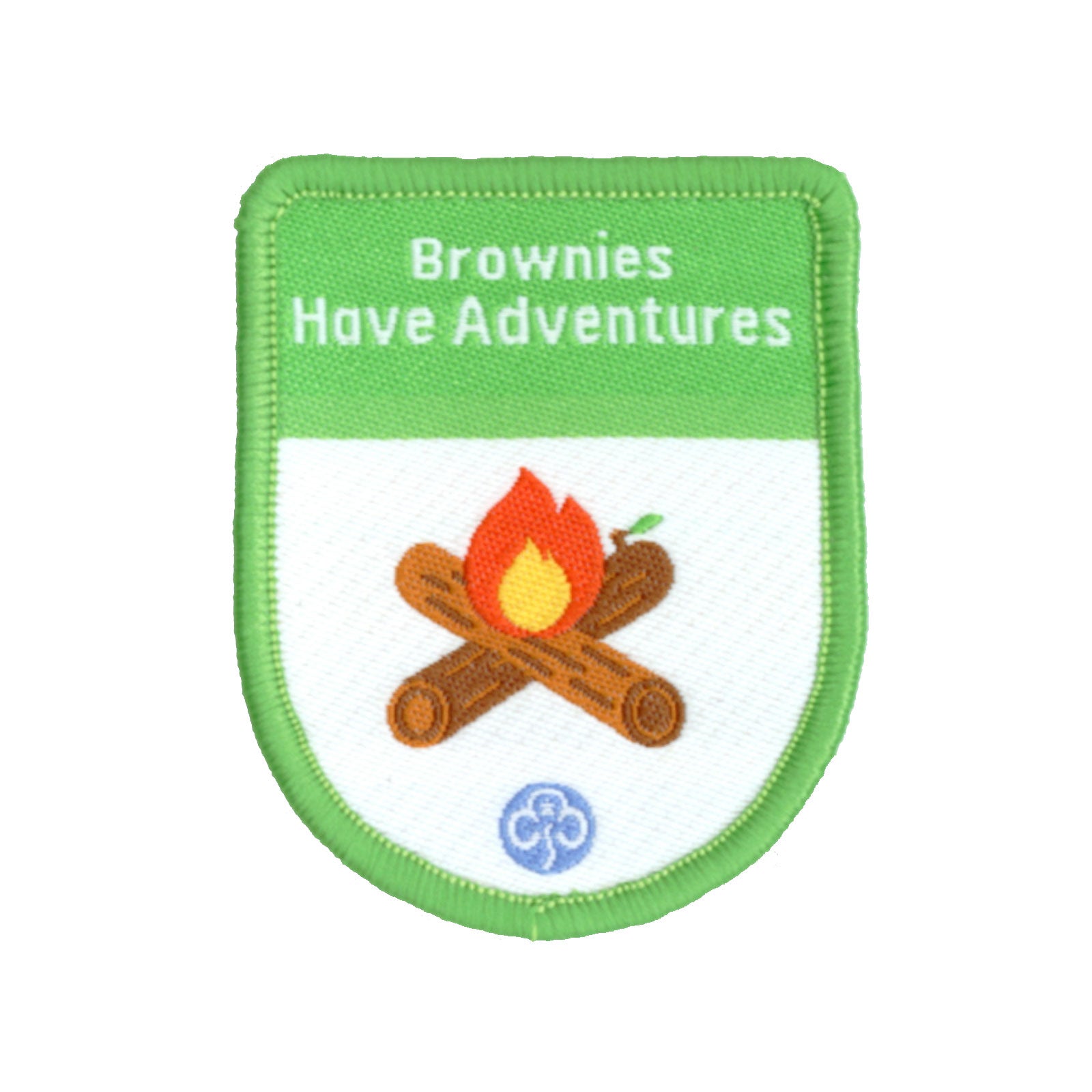 Brownies Have Adventures Theme Award Woven Badge Girlguiding North