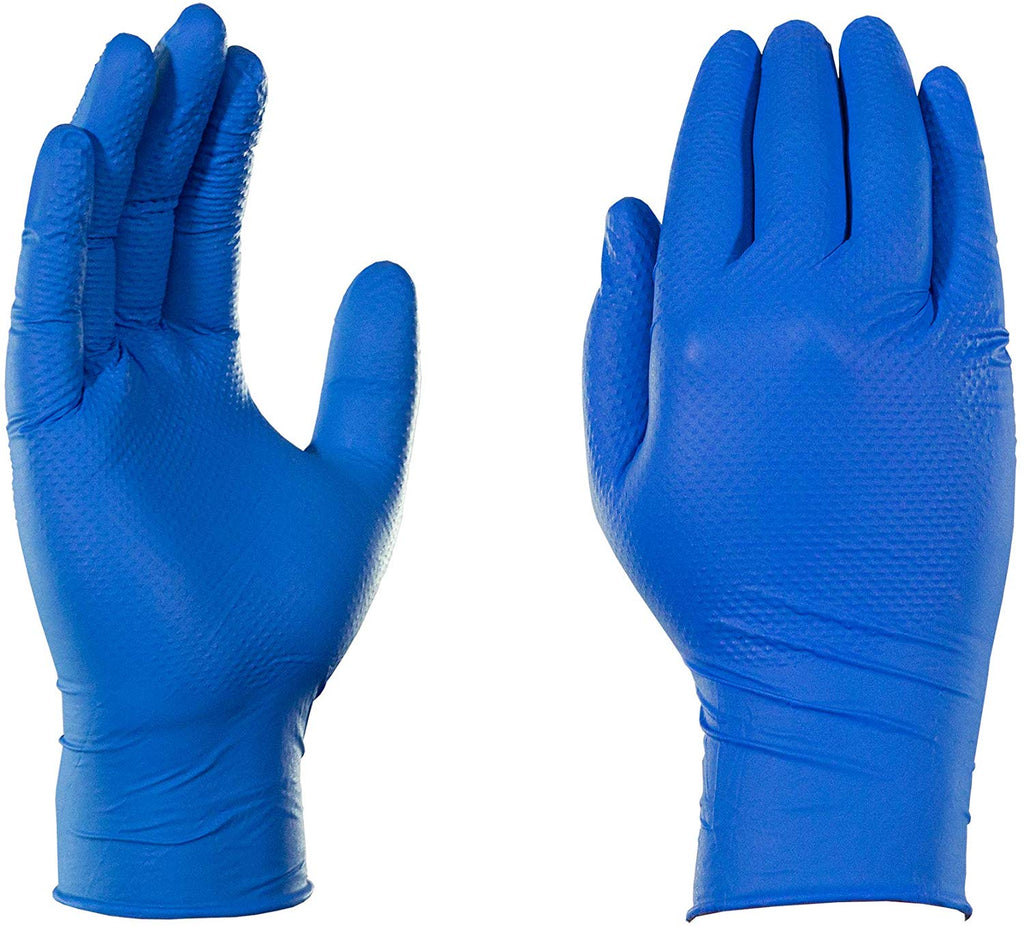 Ammex® Gloveworks® Heavy Duty Royal Blue Nitrile Gloves 6 Mil Case Of