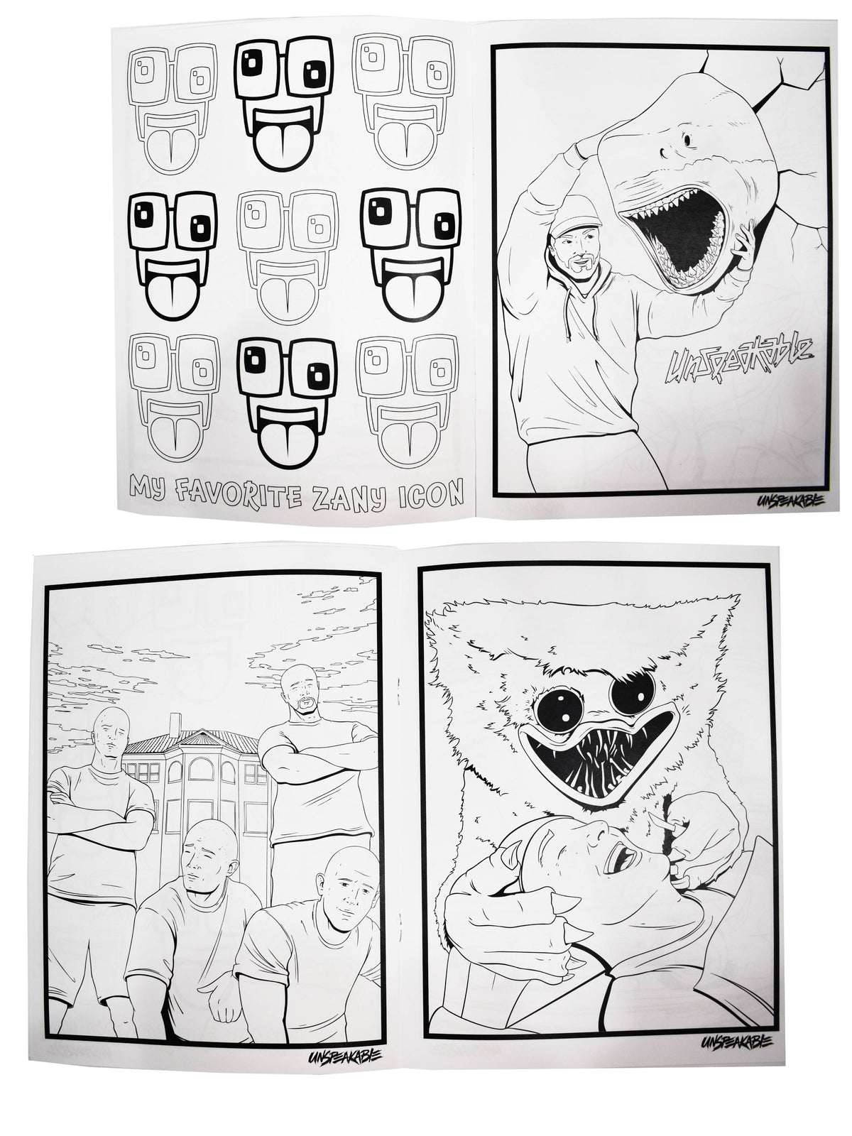 Unspeakable Coloring Book Unspeakablegaming