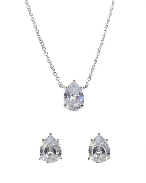 Pear Cz Set Cz By Kenneth Jay Lane