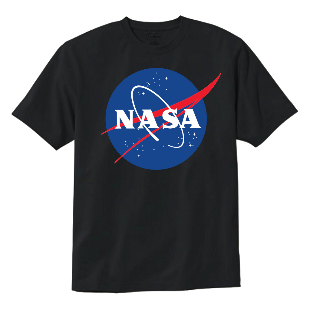 Nasa Official Logo Black T Shirt Comes In All Sizes Citydreamshop