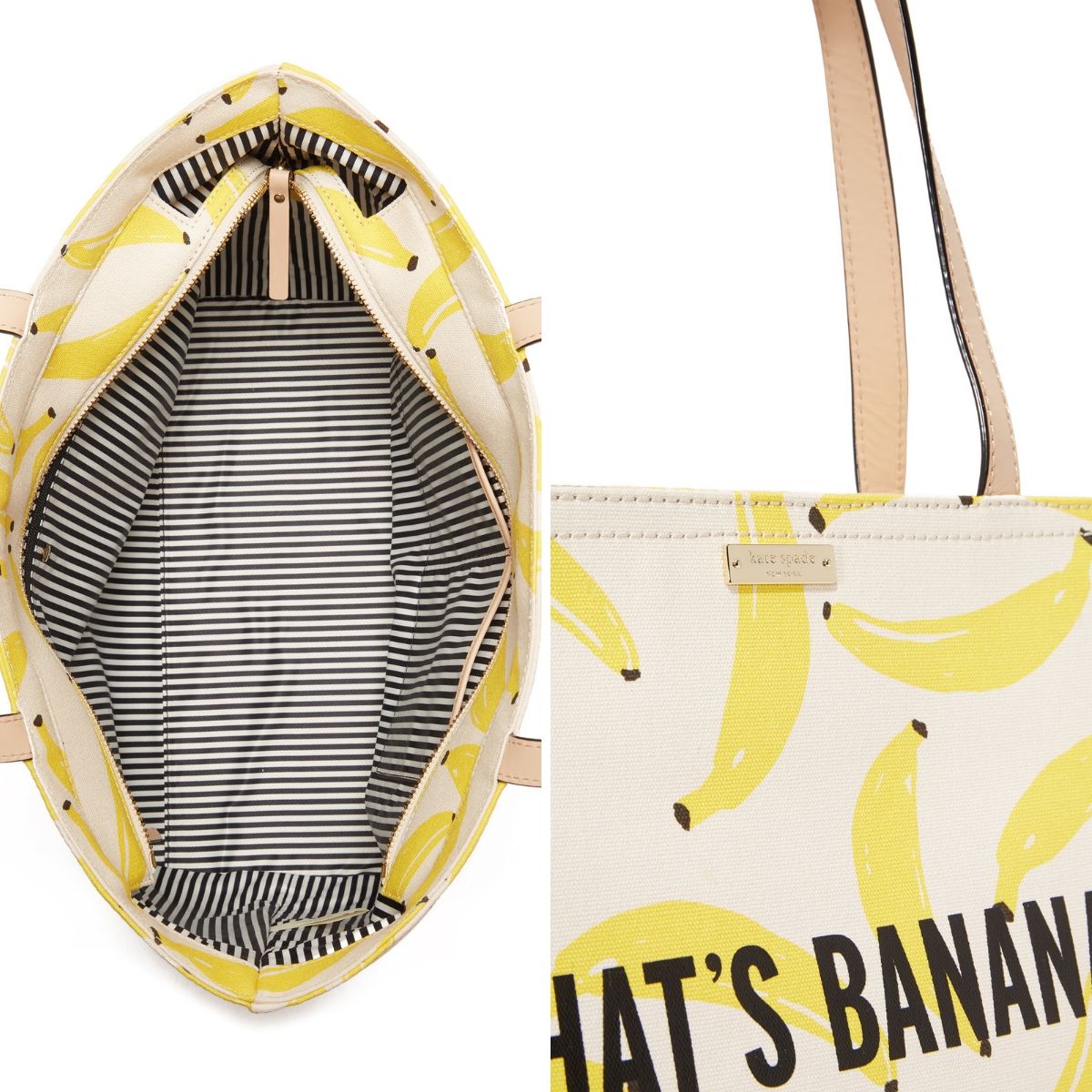 Flights Of Fancy Thats Bananas Francis Canvas Tote Bag Seven Season