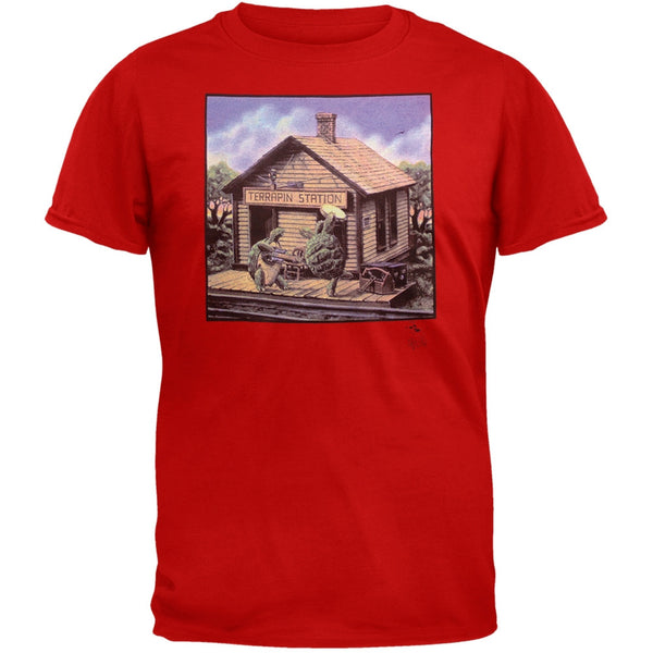 Grateful Dead Terrapin Station Red Adult T Shirt