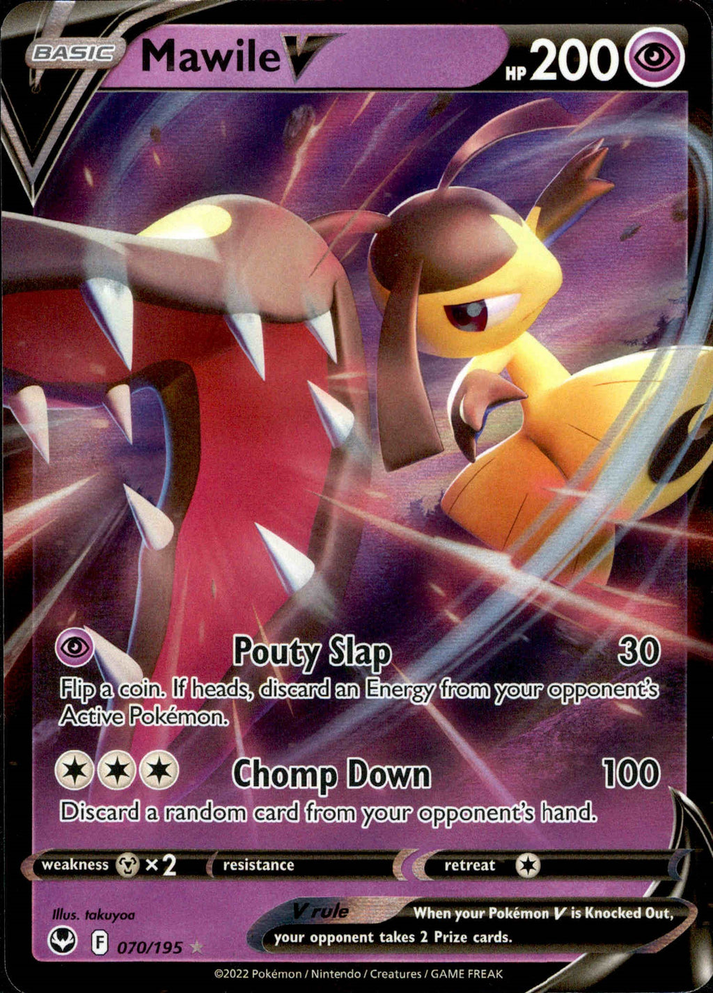 Mawile V 070195 Silver Tempest Card Cavern Trading Cards Llc