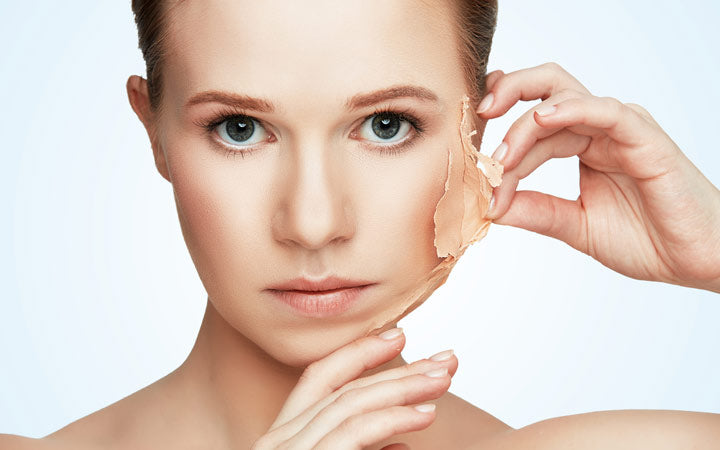 Skin Peeling On Face Beauty And Health