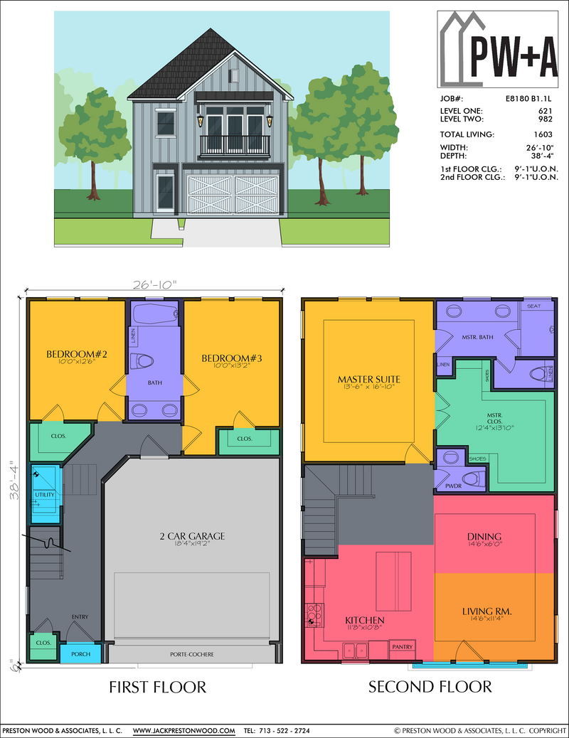 Small Affordable Two Story Home Plan Preston Wood And Associates