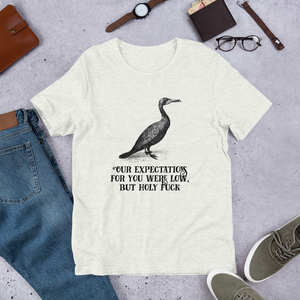 Our Expectations For You Were Low But Holy Fuck T Shirt Effin Birds