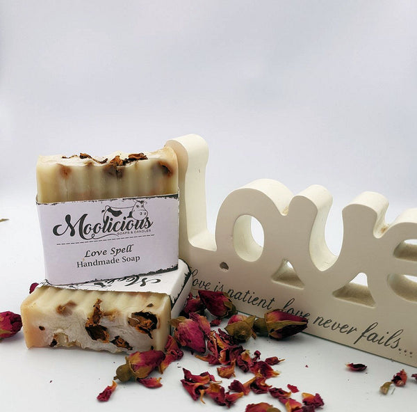 Love Spell Handmade Soap Moolicious Soaps And Candles Australia