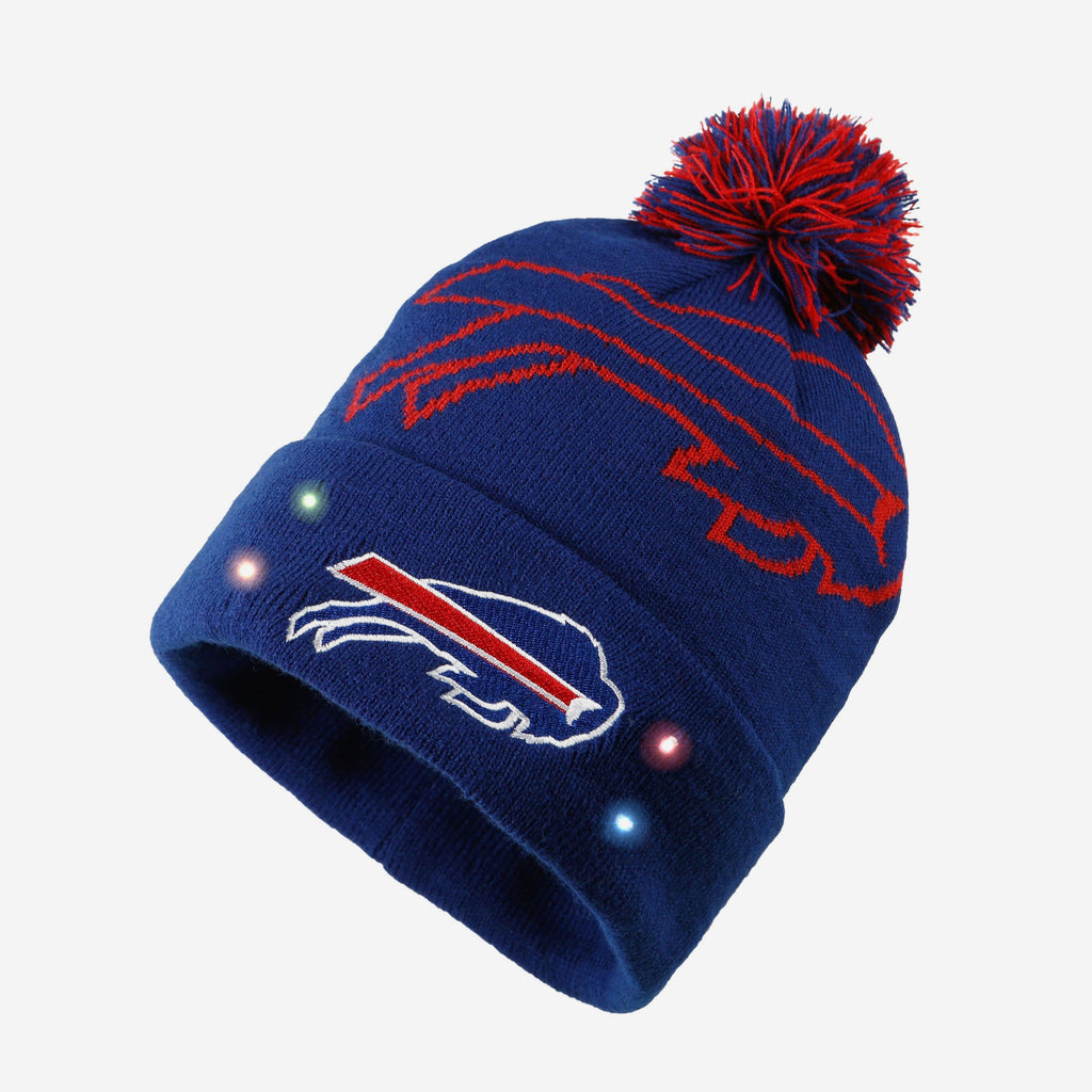 Buffalo Bills Cropped Logo Light Up Knit Beanie Foco