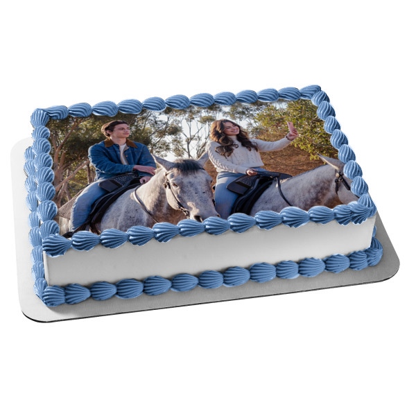 Hes All That Zack Siler Laney Boggs Riding Horses Edible Cake Topper