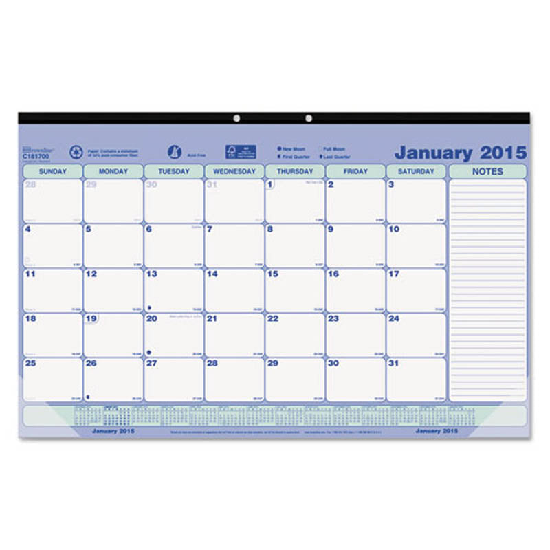 Monthly Desk Pad Calendar Danya Ellette