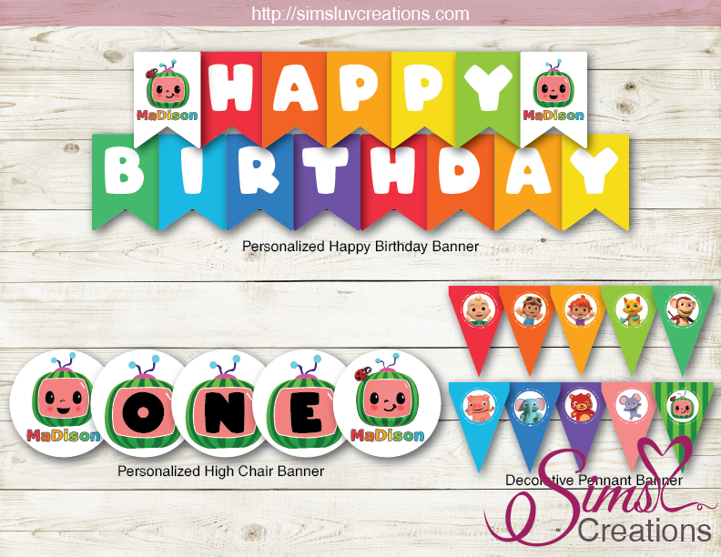 Printable Cocomelon Birthday Banner Ubicaciondepersonascdmxgobmx