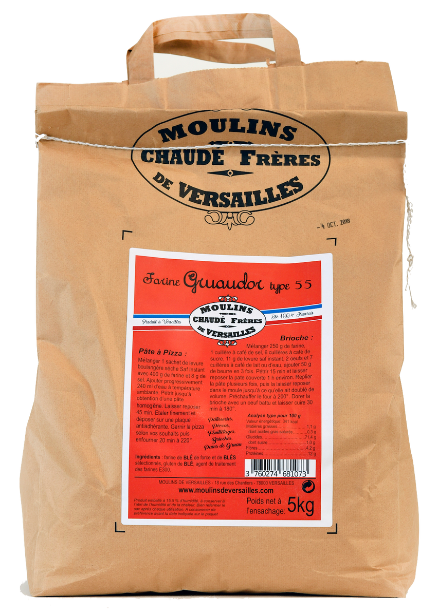 Farine Gruaudor T55 5kg Moulins De Versailles