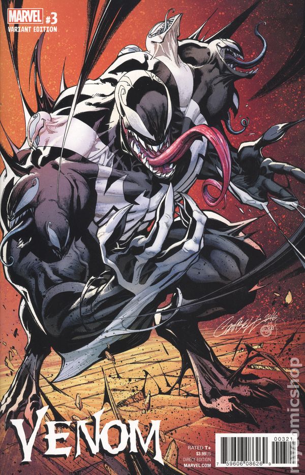 Venom 2016 Marvel Comic Books