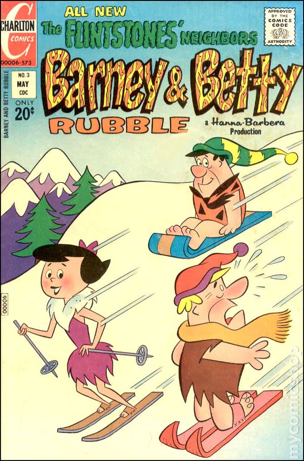 The Flintstones Neigbours Barney Betty Rubble 1 Nm Charlton 1973 Vrogue