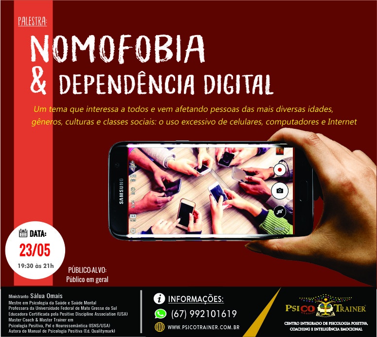 Palestra Nomofobia And Dependência Digital Uso Excessivo De Celulares