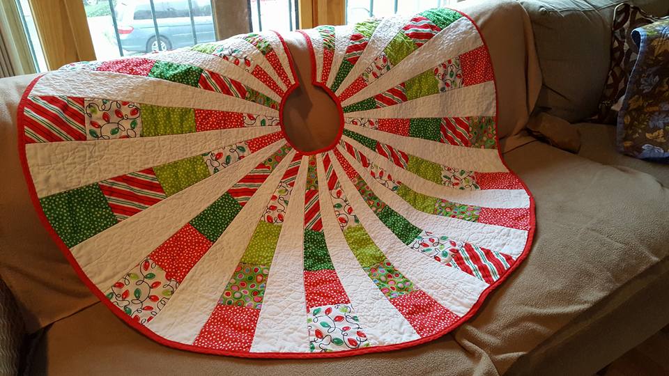 Tree Skirt Wedge Template