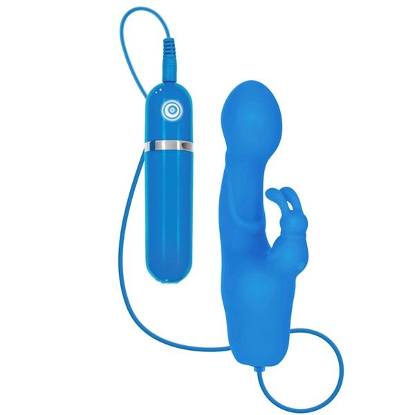 Silicone Gyration 10 Function Bunny Vibrator Blue On Literotica