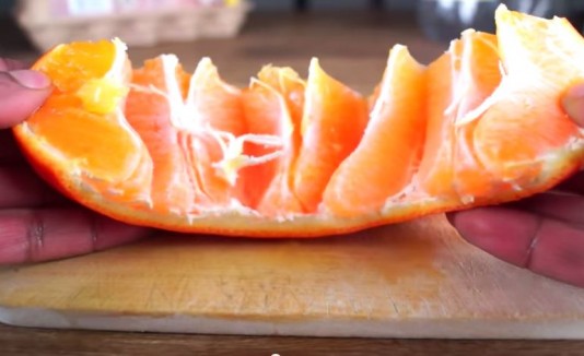 VÍdeo La Forma Más Rápida De Pelar Una China Mandarina