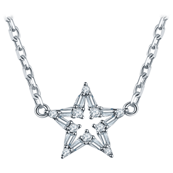 Morningsave Hollywood Sensation Crystal Star Pendant Necklace