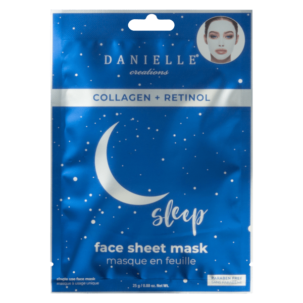 Morningsave 10 Pack Danielle Sleep Face Sheet Masks With Collagen