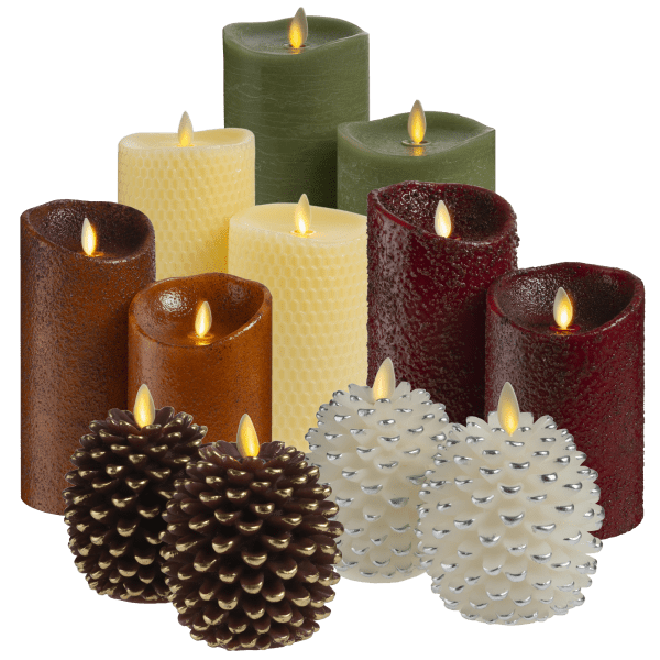 Morningsave 2 Pack Luminara® Real Flame Effect Led Candles