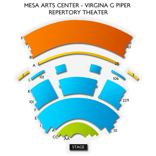 Mesa Arts Theater Seating Chart