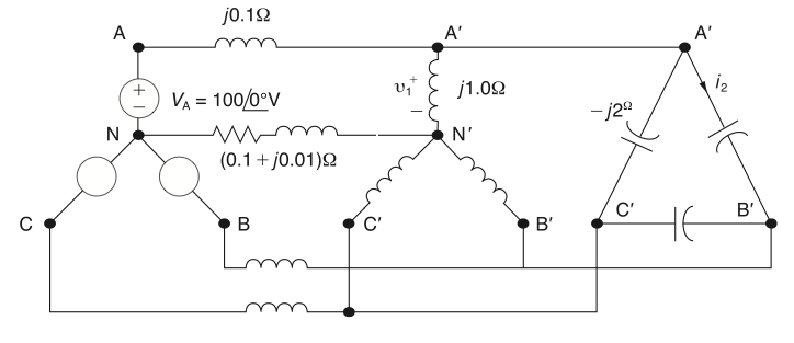 Solved Consider The Balanced Three Phase System Shown In