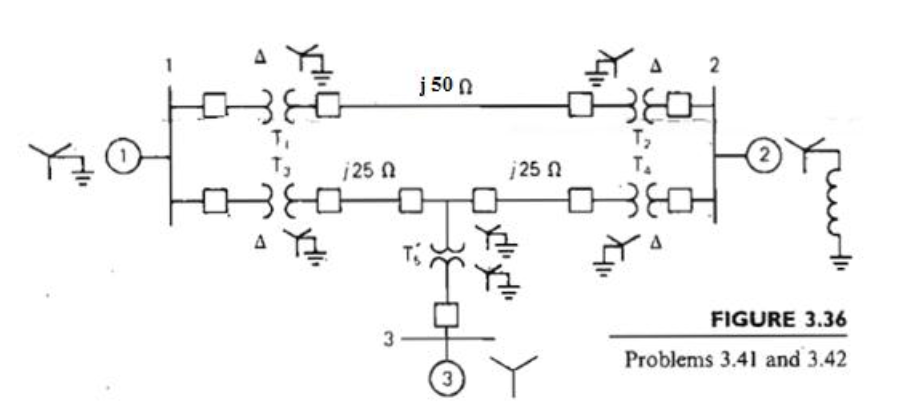 Solved Consider The Single Line Diagram Of The Power Syst