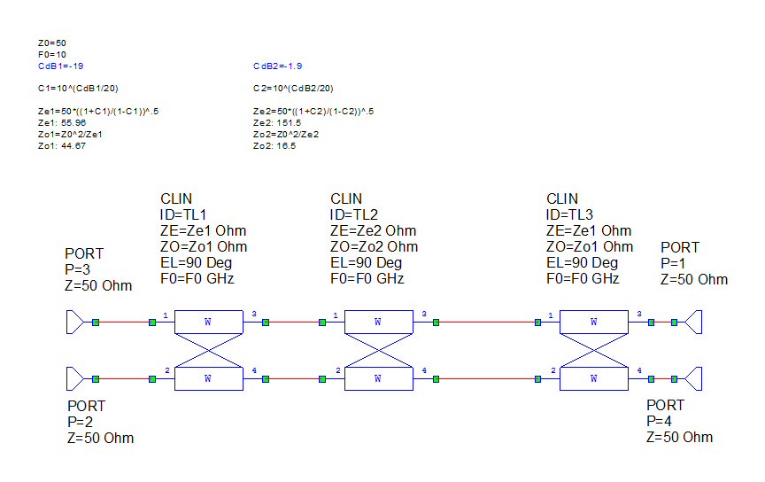 Microwaves101 Coupled Line Couplers