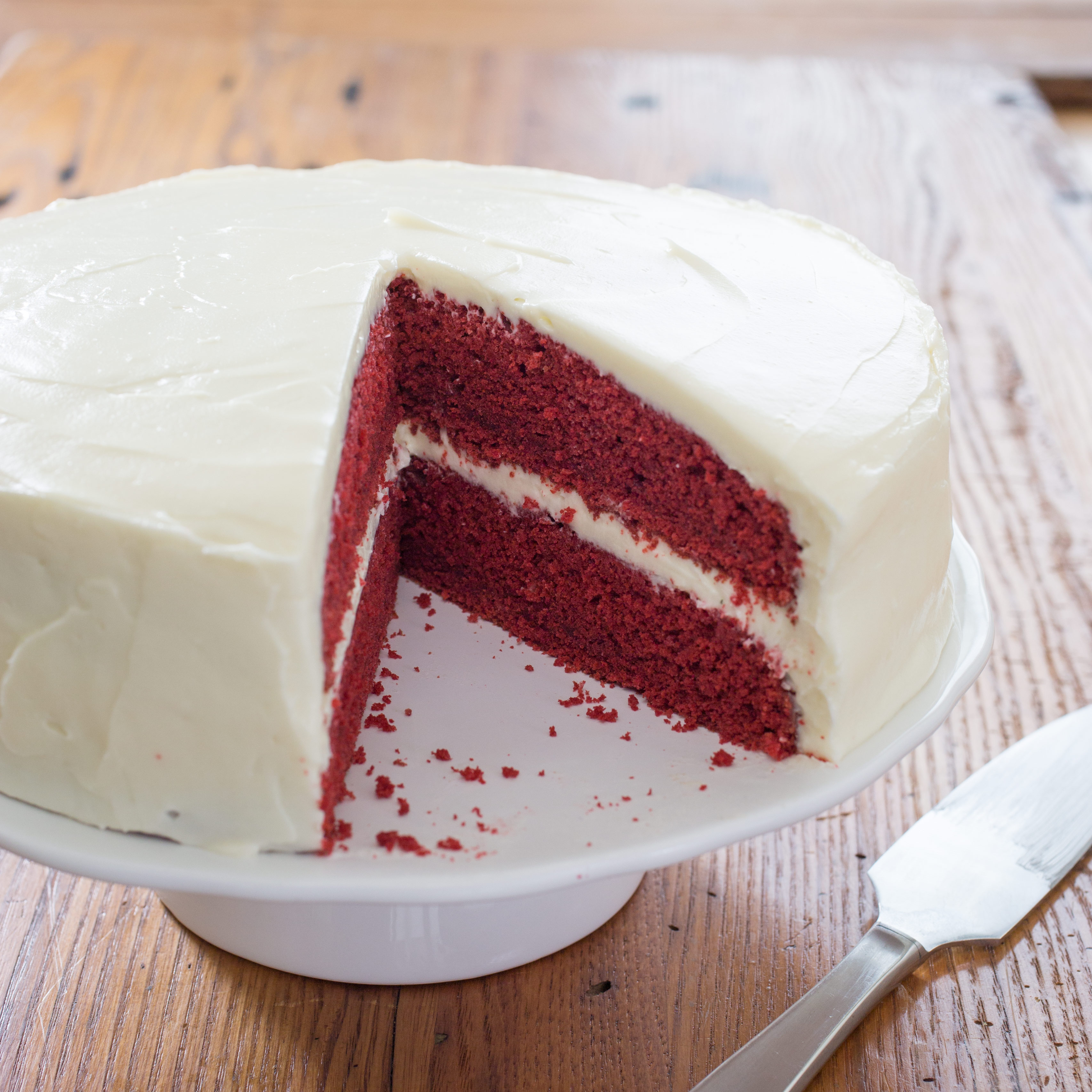 Red Velvet Cake With Cream Cheese Frosting