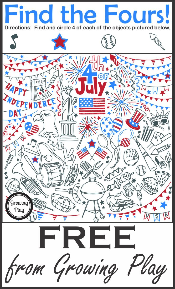 4 Th Of July Printable Crossword 4th Of July Word Search Free