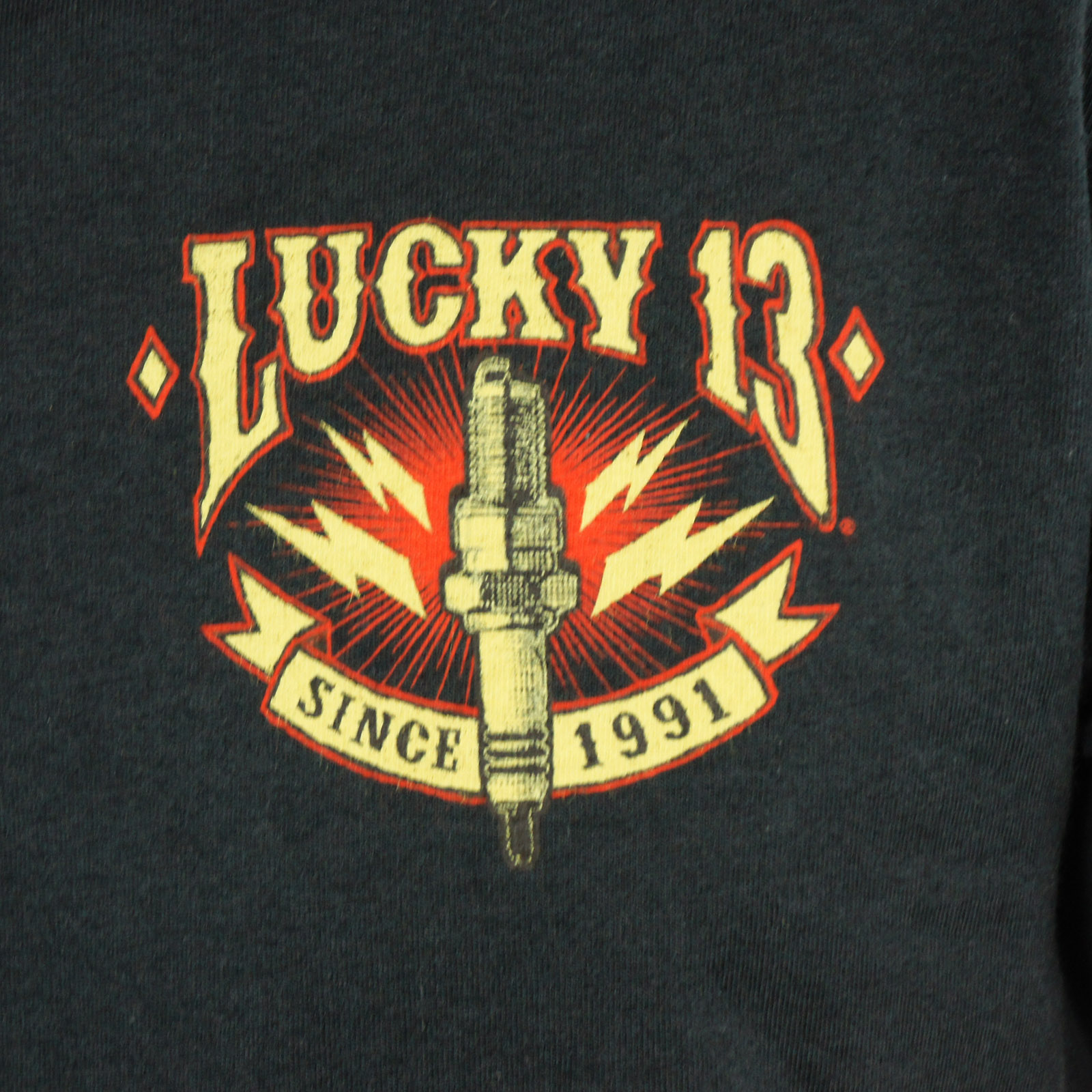 Lucky 13 T Shirt Amped Merch2rock Alternative Clothing