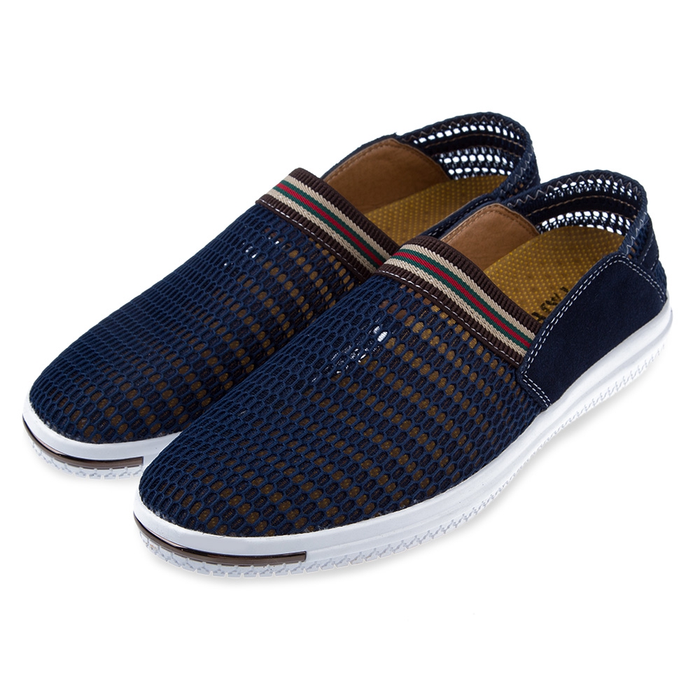 Breathable Mens Slip On Mesh Hollow Out Shoes Outdoor Summer Casual